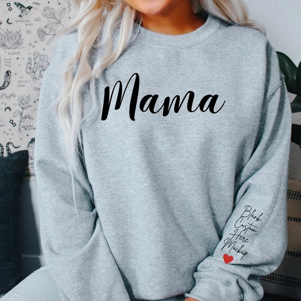 Custom front name with sleeve and heart – JOCOink